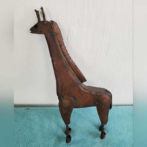 Art | Vintage Hand Made Metal Llama Standing 16in Tall | Poshmark